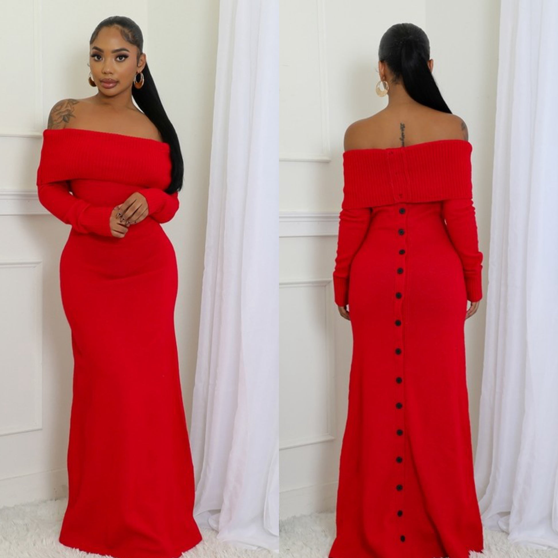 Alexis Knit Dress: A Blend of Elegance and Allure – Dress2Envii